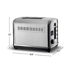 Gourmia GDT2650 Digital Multi-Function Stainless Steel Toaster