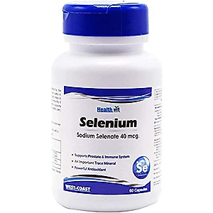 Fett Healthvit Sodium Selenite Selenium 40 mcg – 60 Capsules