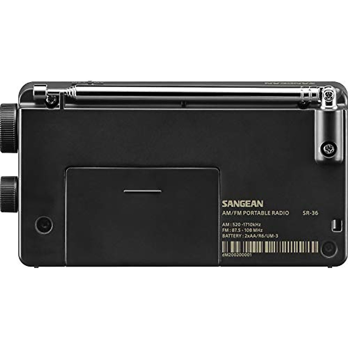 SANGEAN SR-36 AM/FM Pocket Radio (Black)