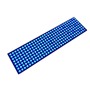 NOYITO MAX7219 Dot Matrix Module 4 in 1 Display Module Blue Red Green Three Colors with 5Pin Wire - Upgrade (Blue)