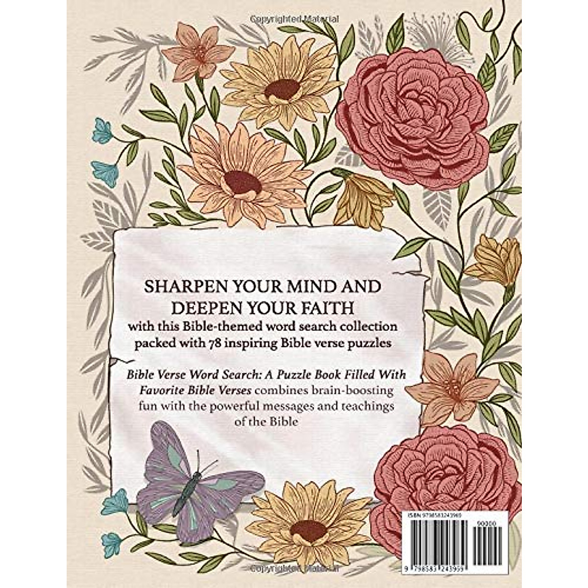 Bible Verse Word Search: A Puzzle Book Filled With Favorite Bible Verses