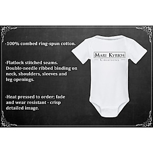 Mari Kyrios Slayer Thrash Speed Metal Rock & Roll Black One Piece Bodysuit Baby Clothes Size 6 Months