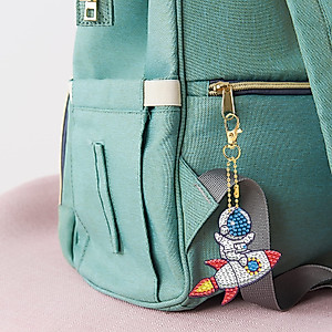 Arts and Crafts for Kids Ages 8-12 - 5D Gem Art Painting Kits for Kids - Create Your Own Gem Keychains by Number DIY Craft Gift for Girls Boys Ages 6-8 8-10 10-12