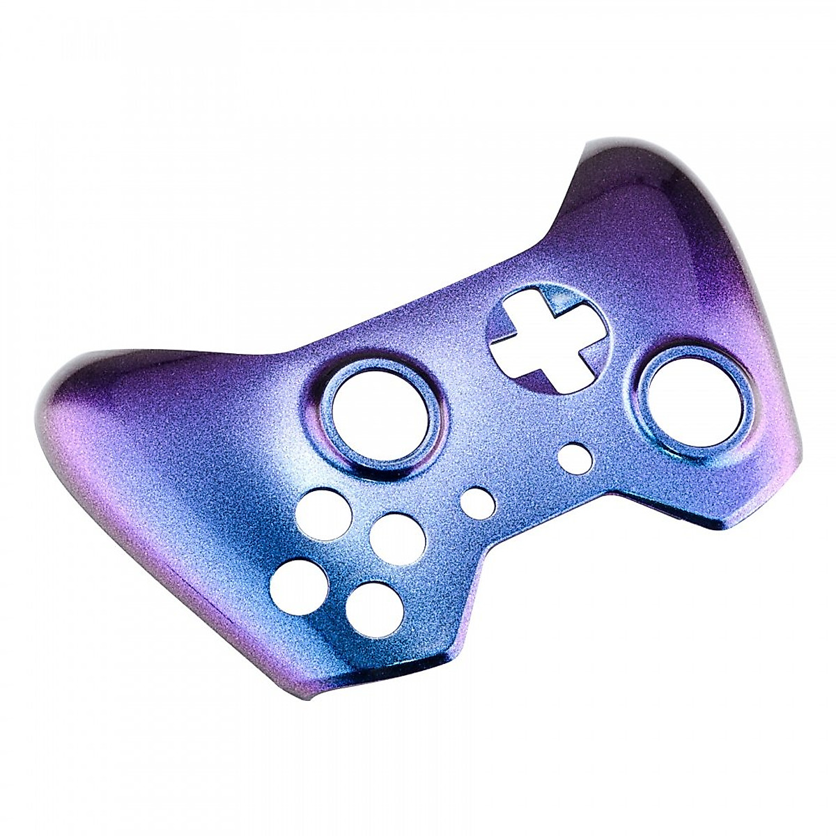 eXtremeRate Custom Design Unique Chameleon Purple Blue Glossy Top Shell Case Front Housing Replacement Faceplate Kits Xbox One Remote Controller Cover - Controller NOT Included