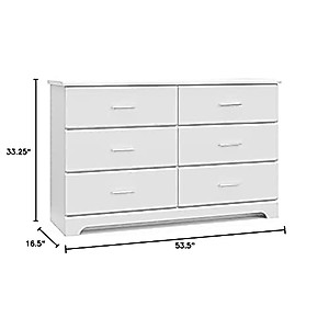 Storkcraft Brookside 6 Drawer Chest - White