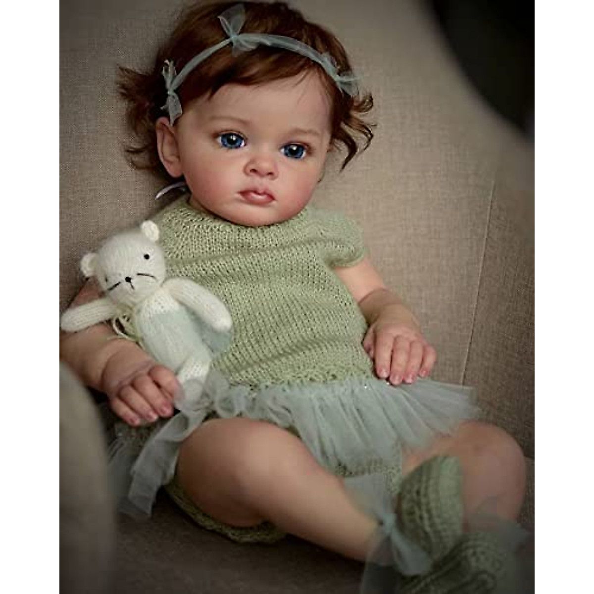 Angelbaby Realistic Reborn 24" Toddler Doll - Soft, Weighted & Lifelike for Children Gifts