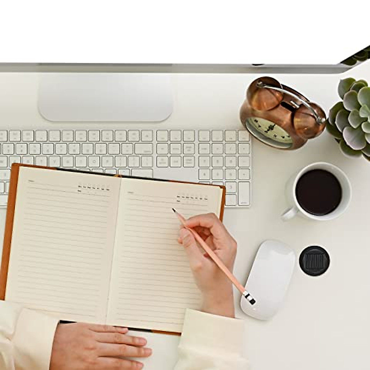 100 Pcs Metal Pen Holder Clips Self Adhesive Pen Pencil Organizer with Adjustable Spring Loop Manganese Steel Pen Clip Fit any Pens, Whiteboard Refrigerator Erase Board Bulletin Board Map (Black)