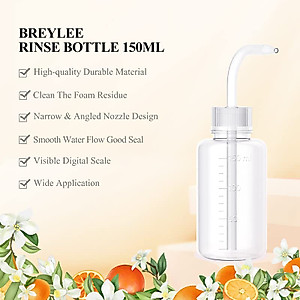 Eyelash Extension Cleanser, Brelyee Lash shampoo 60ml + Brushes + Bottle + Pads, Eyelash Wash for Extensions, Lash Cleanser,Lash Bath Lash Wash Soap Foam for Professional & Self Use