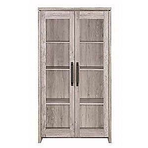 Coaster Home Furnishings Alejo 2-door Tall Cabinet Grey Driftwood