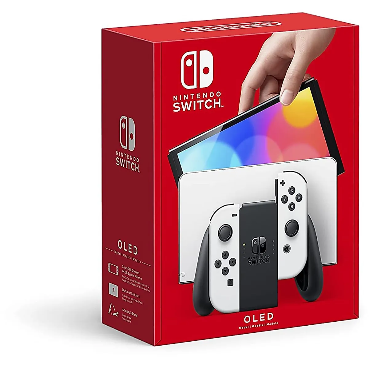 Nintendo Switch OLED Model w/ White Joy-Con (Renewed)