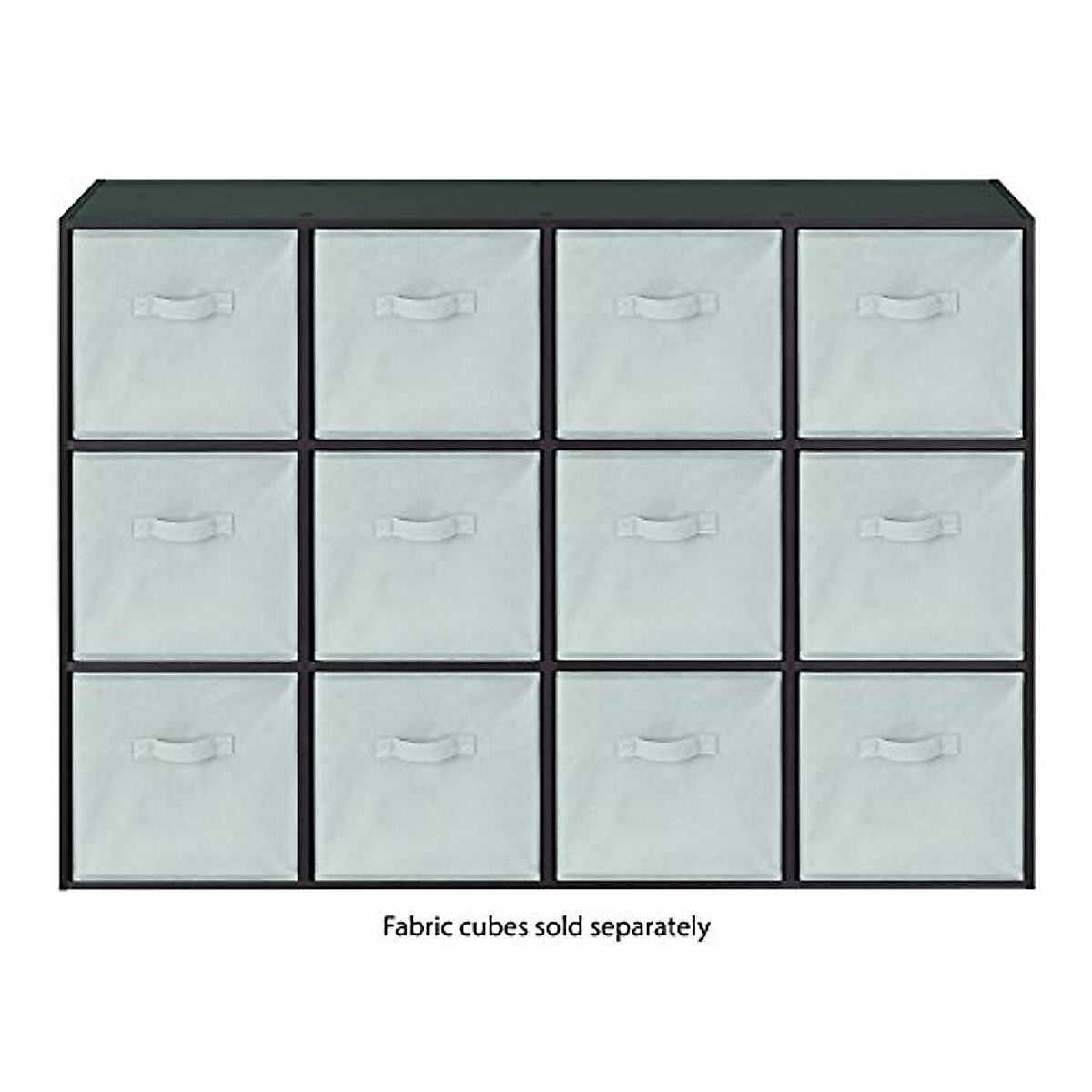 Whitmor 12 Cube Organizer - Espresso