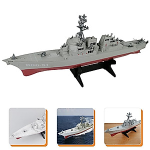 Zerodeko Kids Toys Kids Toys Kids Toys 1PC Toy Model, Plastic Model Toys, Static Finished Warship Destroyer Toys Boy Toys Boy Toys Boy Toys