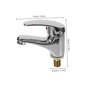 ULTECHNOVO Copper Water Tap Water Faucet Sink Basin Water Tap Faucets Bathtub Faucet Vessel Faucet Outside Bath Tub Faucet Kitchen Tap Outdoor Home Hose Faucet Bath Faucet Waterfall Faucet