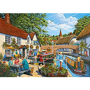 Ravensburger Waterside Tavern Jigsaw Puzzles 1000 Pieces for Adults and Kids Age 12 Years Up