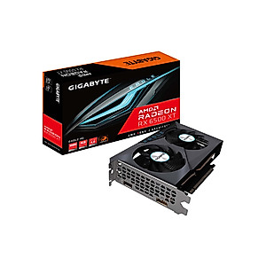 GIGABYTE Radeon RX 6500 XT Eagle 4G Graphics Card, WINDFORCE 2X Cooling System, 4GB 64-bit GDDR6, GV-R65XTEAGLE-4GD Video Card