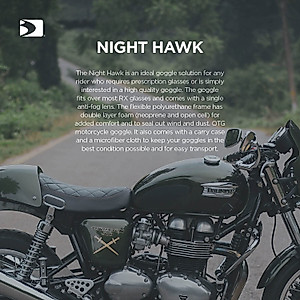 Bobster Night Hawk ®, Gloss Black Frame, Smoked Lens