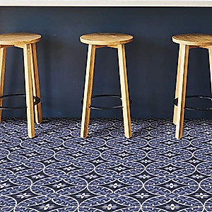 FloorPops FP3309 Capri Peel & Stick Floor Tiles, Multicolor