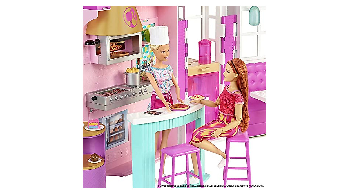 Barbie Cook 'n Grill Restaurant Playset - 30+ Pieces