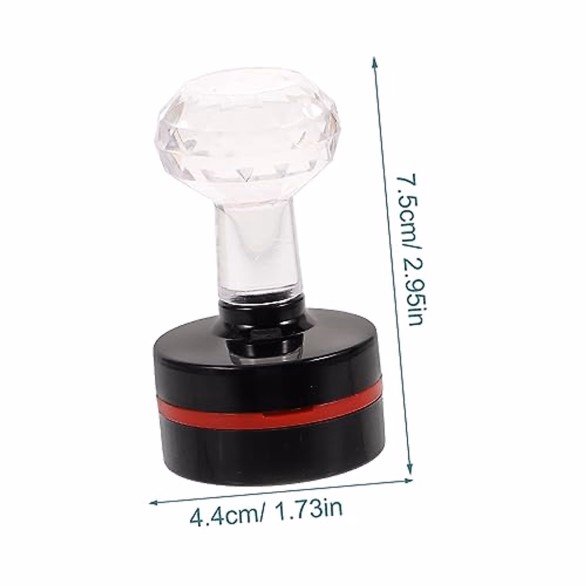 COHEALI 1 Set photosensitive Stamp Postage Stamps time Learning Stamper Teaching Clock Stamps Clock Seals Clock Learning Stamps Round Model Gift die Student Printing Ink