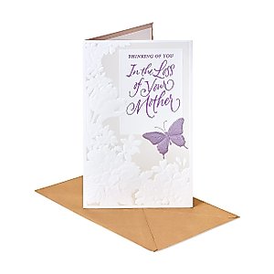 American Greetings Sympathy Card for Loss of Mother (Thinking of You)