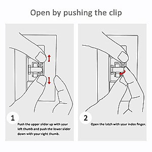 Light Switch Guard, ILIVABLE Child Proof Wall Switch Plate Protects Your Lights or Circuits from being Accidentally Turned On or Off by Children and Adults (Clear)