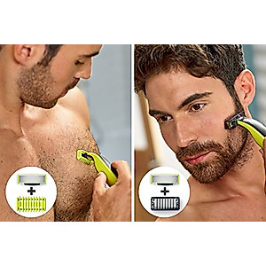Philips Norelco OneBlade Face + Body Bonus Pack with FREE Blade, QP2630/72