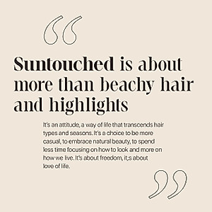 Suntouched Beach Blonde Hair Lightener - Citrus & Chamomile Highlighting Spray for Vegan Highlights, Cruelty, Paraben, Ammonia & Bleach-Free, 3.38 FL Oz