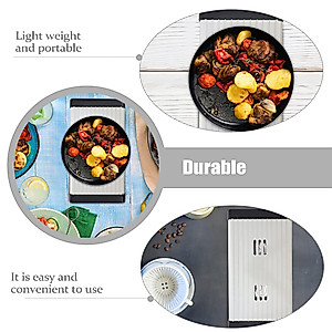 Buffet Server Food Warmer Tray: Candle Heating Chafing Furnace Dish Buffet Chafer Food Pan Fuel Holder for Wedding Party Banquet Catering Events Entertaining Holiday