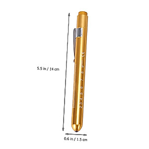 MUCKLILY Accessories Pen Torch LED Pen Rechargeable Pen Light Medical Cases Cute Props Yellow