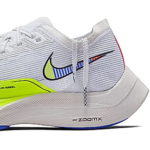 Women's ZoomX Vaporfly Next% 2 - Size 8 US - White/Black Volt Racer-Blue