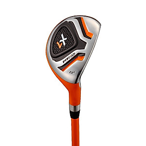 Precise Distinctive Left Handed Junior Golf Club Set for Age 3 to 5 (Height 3' to 3'8""), Set Includes: Driver (15""), Hybrid Wood (22, 7 Iron, Putter, Bonus Stand Bag & 2 Headcovers