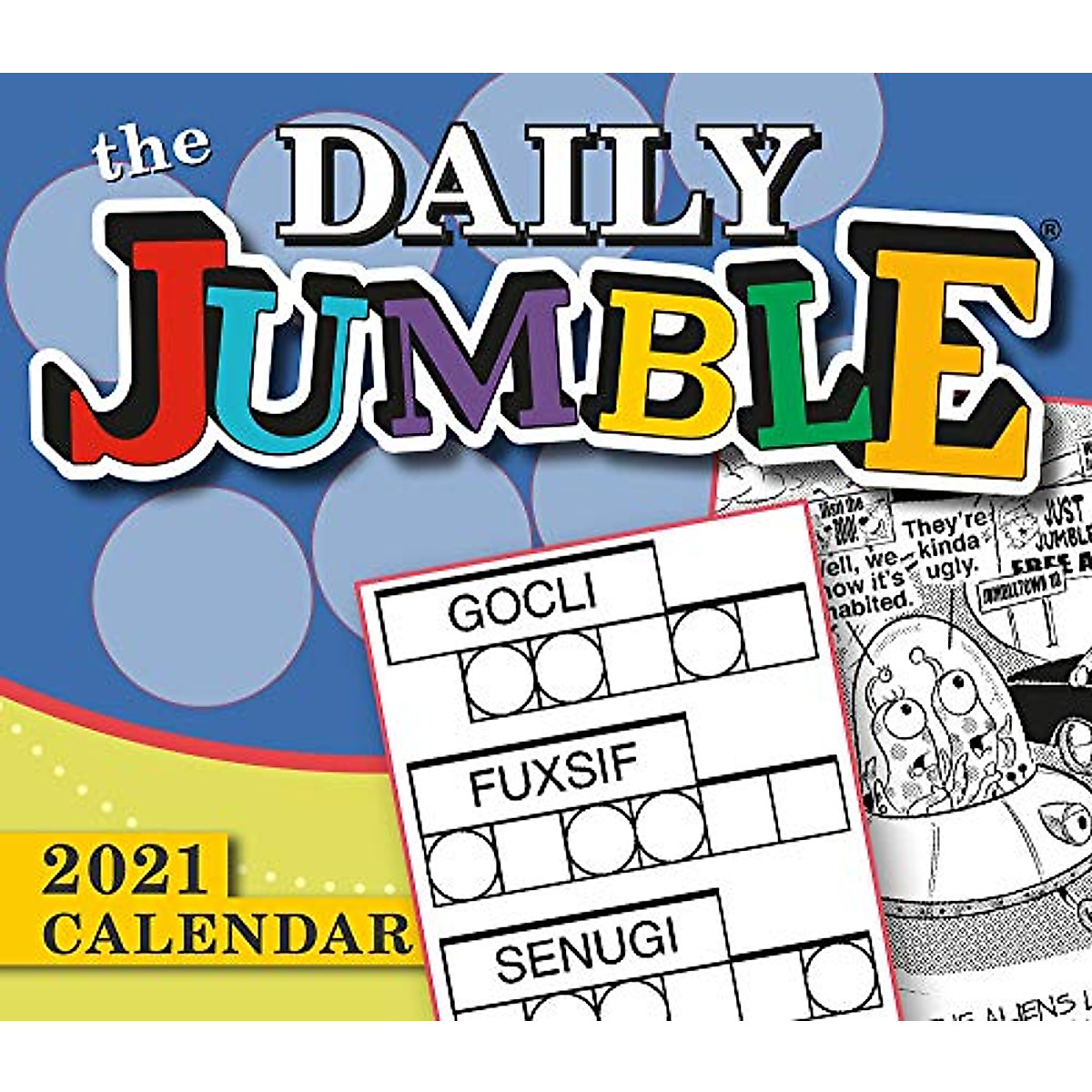 2021 The Daily Jumble® Boxed Daily Calendar