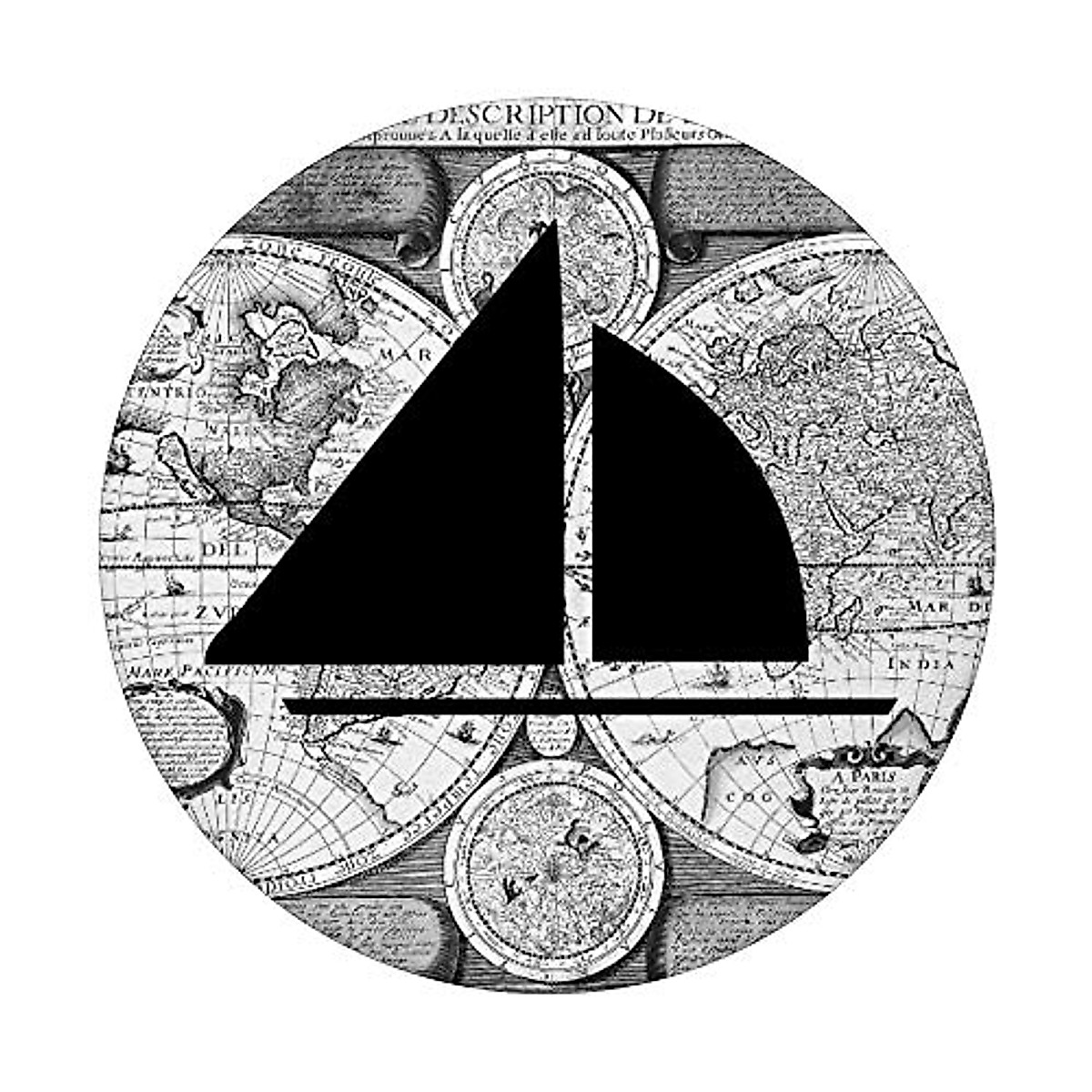 Nautical Pop Socket Sailboat PopSockets PopGrip: Swappable Grip for Phones & Tablets