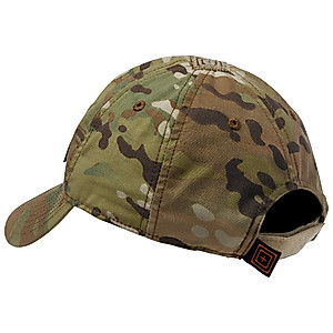 5.11 Tactical Men's Cotton High Curve Brim Adjustable Flag Bearer Cap, Multicam, Style 89063