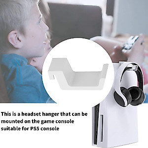 Headphone Holder for PS5, Headphone Stand Hanger Headset Hook Shelving Stand for Game Console