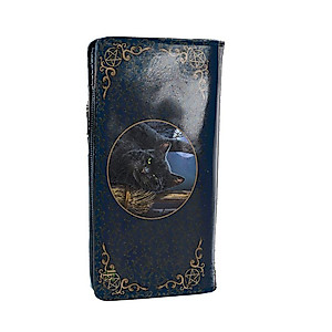 Nemesis Now B3941K8 Brush with Magick Lisa Parker Embossed Purse 18.5cm Blue, PU