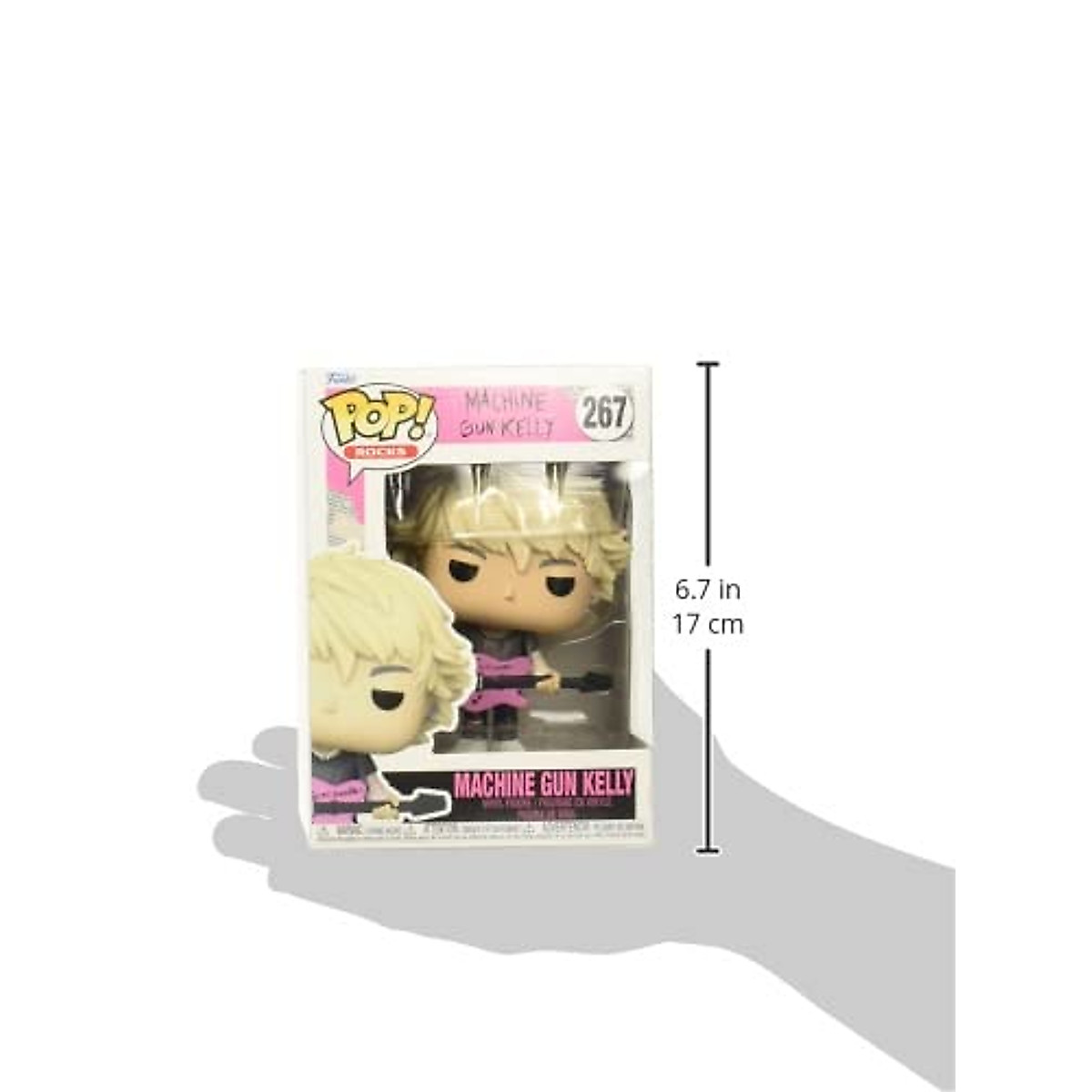 Funko Pop! Music: Machine Gun Kelly - Tickets to My Downfall, Multicolor, Vinyl Figure, 3.91-Inch Tall