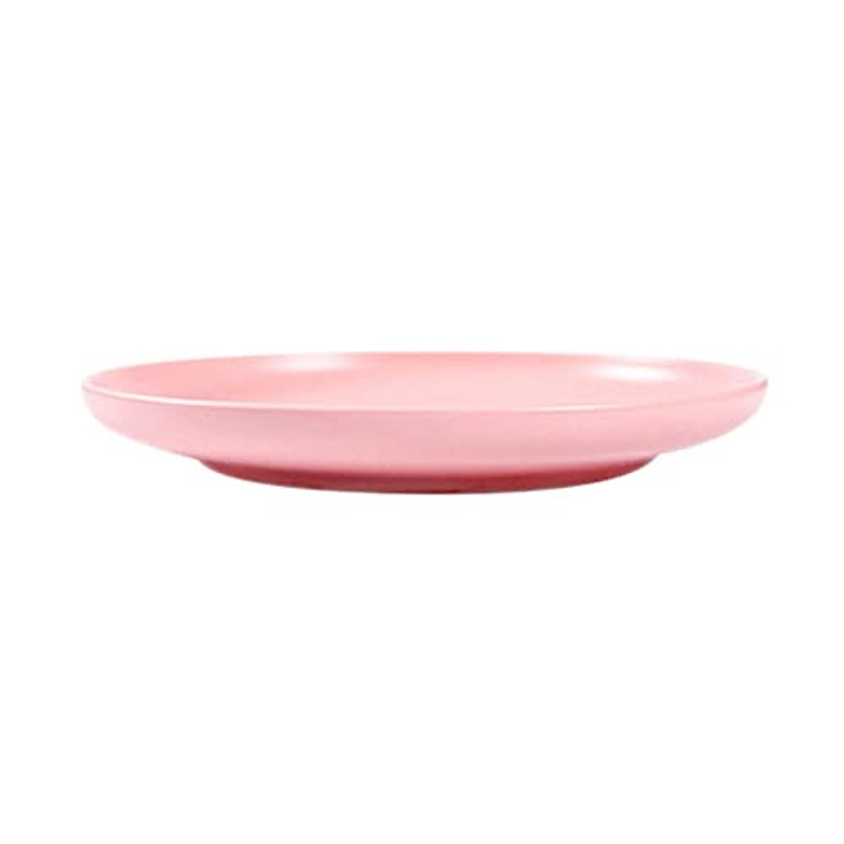 KOWMcp Dinner Plates Household Round Dinner Plate Dessert Fruit Food Storage Tray (Color : Red)