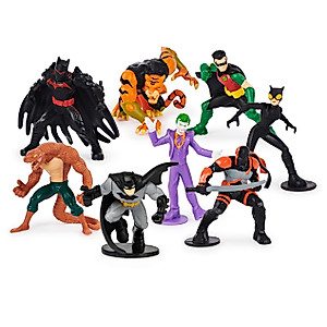Batman 2-inch Scale 8-Pack of Collectible Mini Action Figures (Amazon Exclusive), Kids Toys for Boys Aged 3 and up