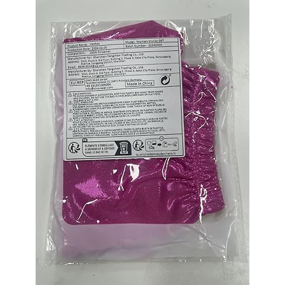 NewL Kids Girl Elastic Waist Shiny Metallic Ballet Dance Shorts Bottoms for Sports Yoga Gymnastic Workout (Rose Red, 5-6 Years)