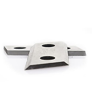 Wood Chipper Shredder Mulcher Replacement Dual Edge Blade/Knives Set (QTY: 2) for both SuperHandy & Landworks Electric Wood Chippers