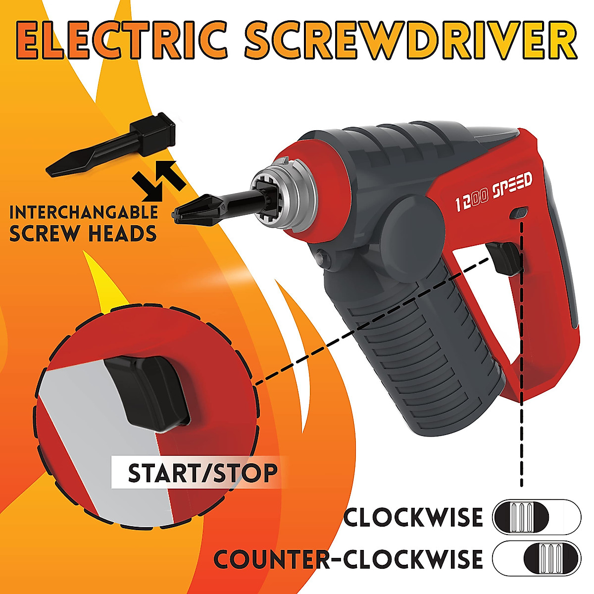 Take Apart Fire Truck Toy - 125 Pcs 2-in-1 STEM Building Kit Toy w/Drill - DIY Friction Power Firefighter Toy Building Set for Kids w/Light & Sounds, Boys & Girls, Ages 4 5 6 7 8 Years Old