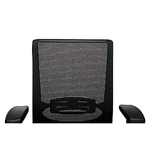 HON Convergence Mesh Back Task Chair with Height-Adjustable Arms, in Black