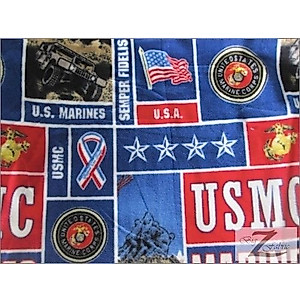 US Marines Military Print Polar Fleece Fabric 60" Width Sold by The Yard 371