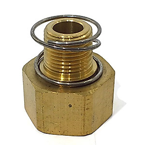 MTM Brass Pressure Washer Garden Hose Adapter (w/Spring & Filter) & Quick Connect Coupler