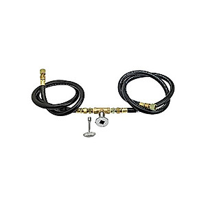 American Fireglass Stainless Steel Rectangular Drop-in Fire Pit Pan with Spark Ignition Kit – Natural Gas – Complete, Easy to Assemble and Install DIY Fire Pit Kit, 48” x 14”