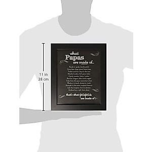 Papa Chalkboard Frame - Gift for Papa for Father's Day, Birthday, Birth of Grandchild - Made in USA