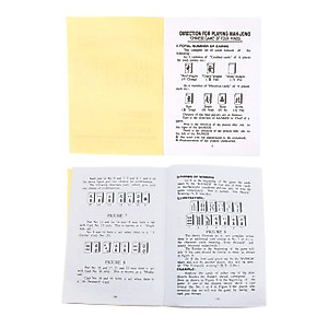 Chinese Mahjong X-Large 144 Numbered Acrylic Tiles 1.5" Large Gold Tile with Carrying Travel Case Pro Complete Mahjong Game Set - (Mah Jong, Mahjongg, Mah-Jongg, Mah Jongg, Majiang)