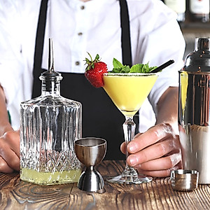 Bell Jigger Stainless Steel Bar Tool,Double head wine measuring device, Cocktail Measuring Jigger, Stainless Steel Measuring Tool for Bartenders With 0.5oz, 1oz, 1.5oz and 2oz Measuring Marks