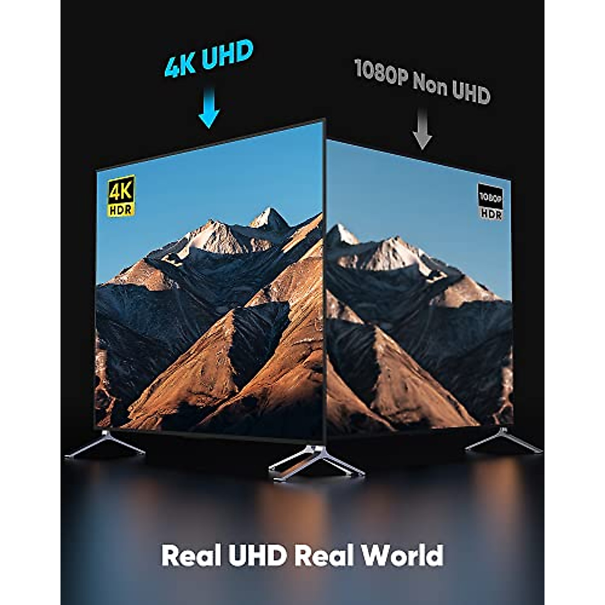 Mini HDMI to HDMI Cable 10FT, Highwings (4K 60Hz) High Speed HDMI to Mini HDMI Male Bi-Directional 2.0 Cord, for HDTV, Tablet, Camera and Camcorder [Aluminum Shell, Nylon Braided]